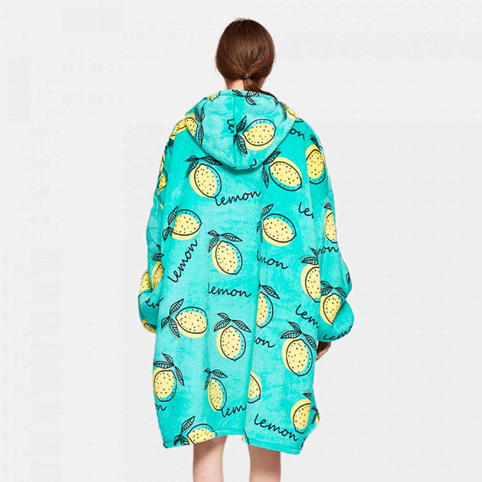 Sweat plaid Citron - Sweat Plaid - Pull Plaid Femme - Hoodie Bear