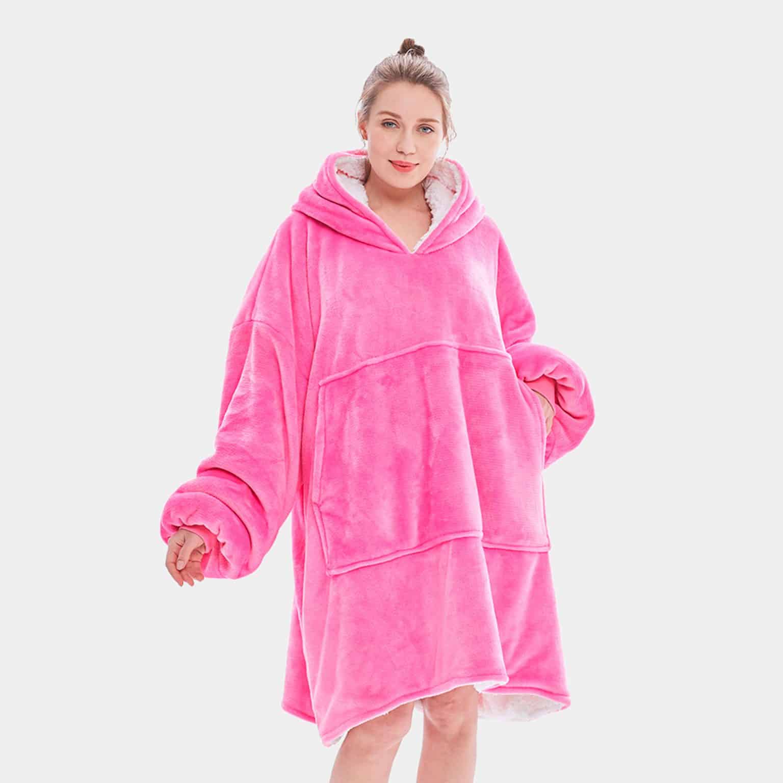 Sweat plaid Rose - Sweat plaid femme - Pull Plaid - Hoodie Bear